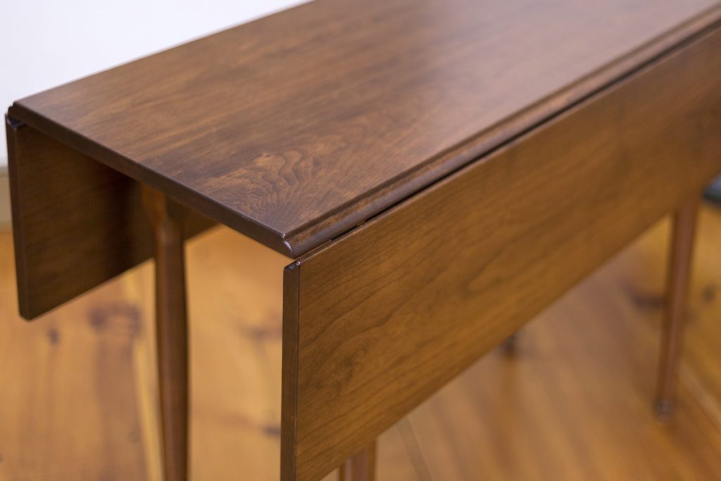 2 Drawer Drop-leaf Table - Shaker Shoppe