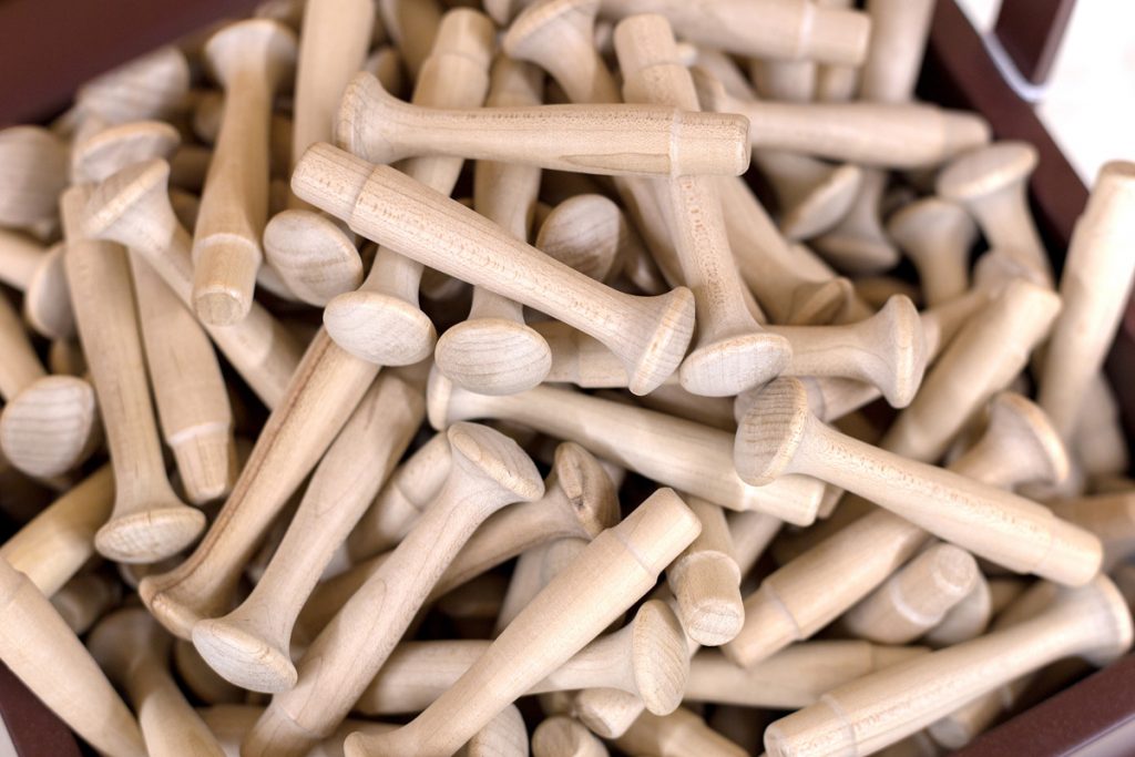 Loose Shaker Pegs & Bulk Shaker Pegs in solid Maple Wood