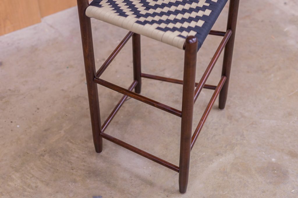 Shaker Bar Stool with Low Back for 36" counters - Shaker Shoppe